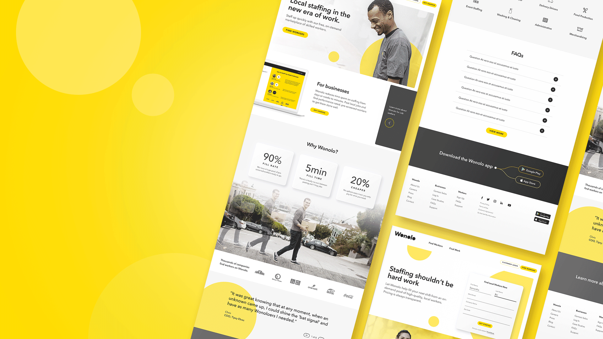Working With Wonolo: Using Deft Design Practices to Connect Companies ...